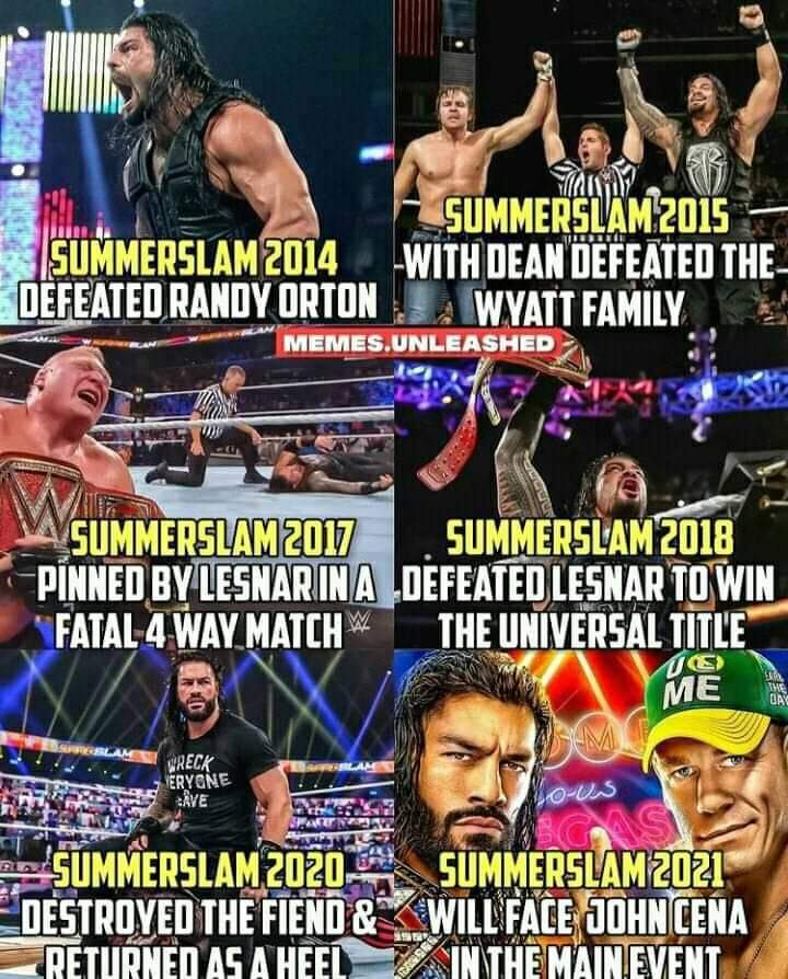 Roman reigns summerslam results | Scrolller