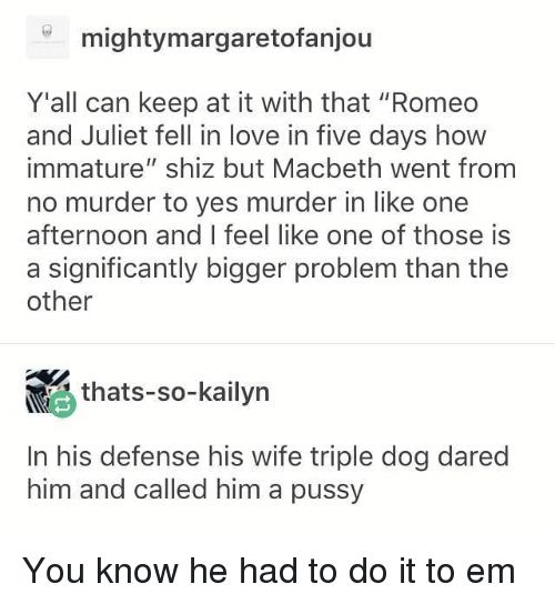 romeo and juliet vs macbeth | Scrolller