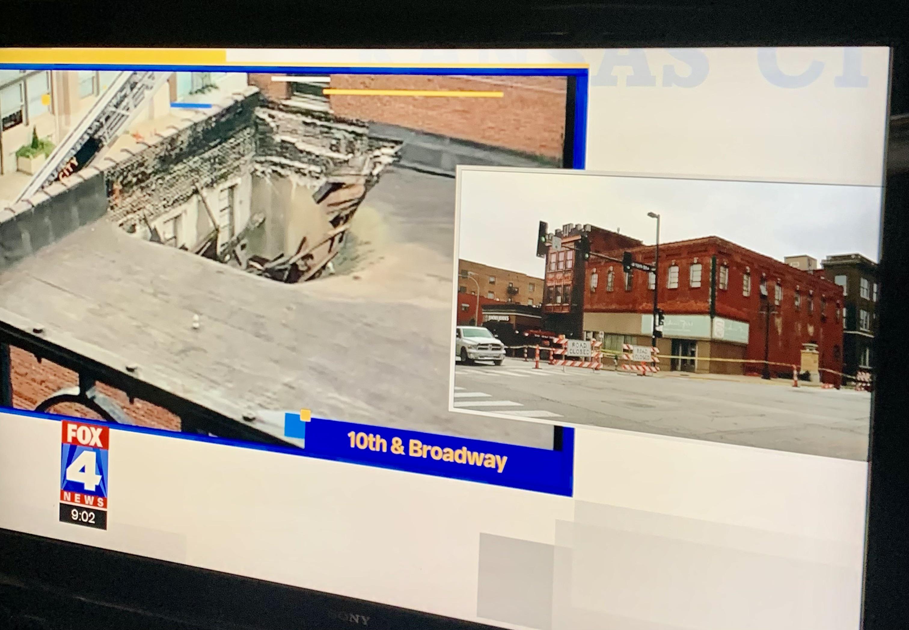 Roof collapse at Seiden’s Furs. | Scrolller