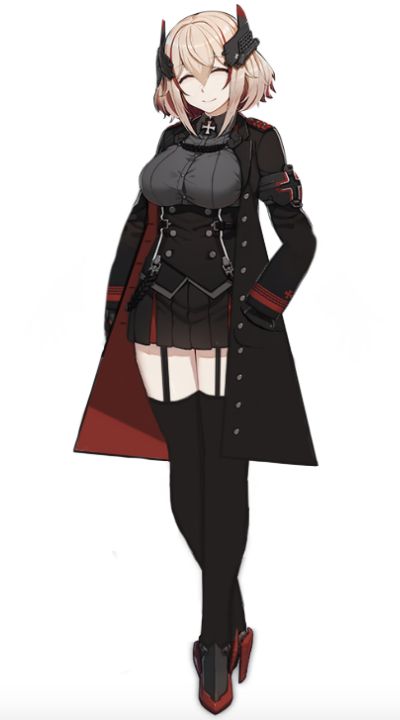 Roon with an extra-long coat + black stockings | Scrolller