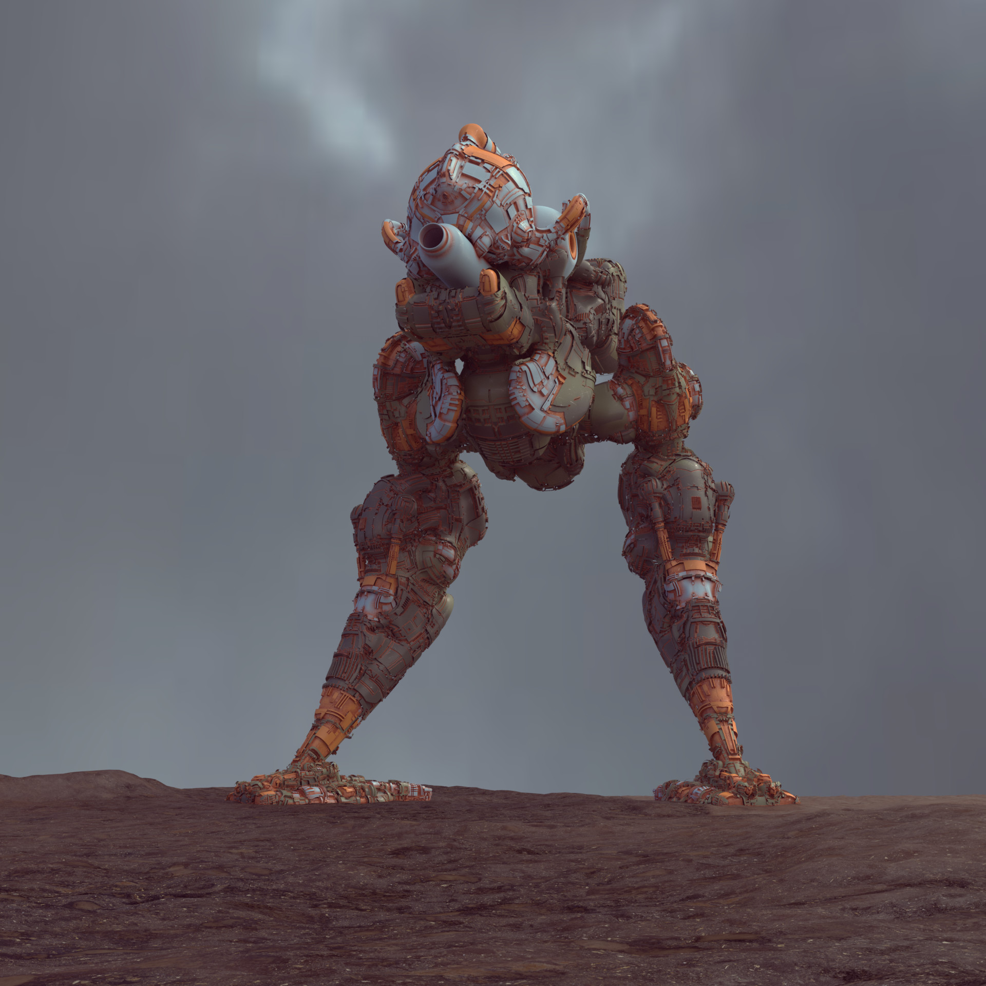 "Rooster" Scout Mech by Ben Nicholas | Scrolller