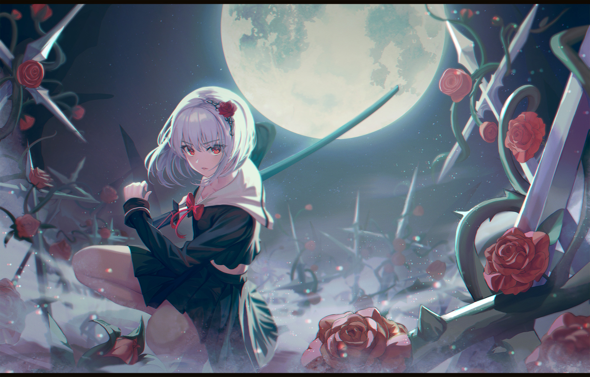 rose moon [Original] | Scrolller