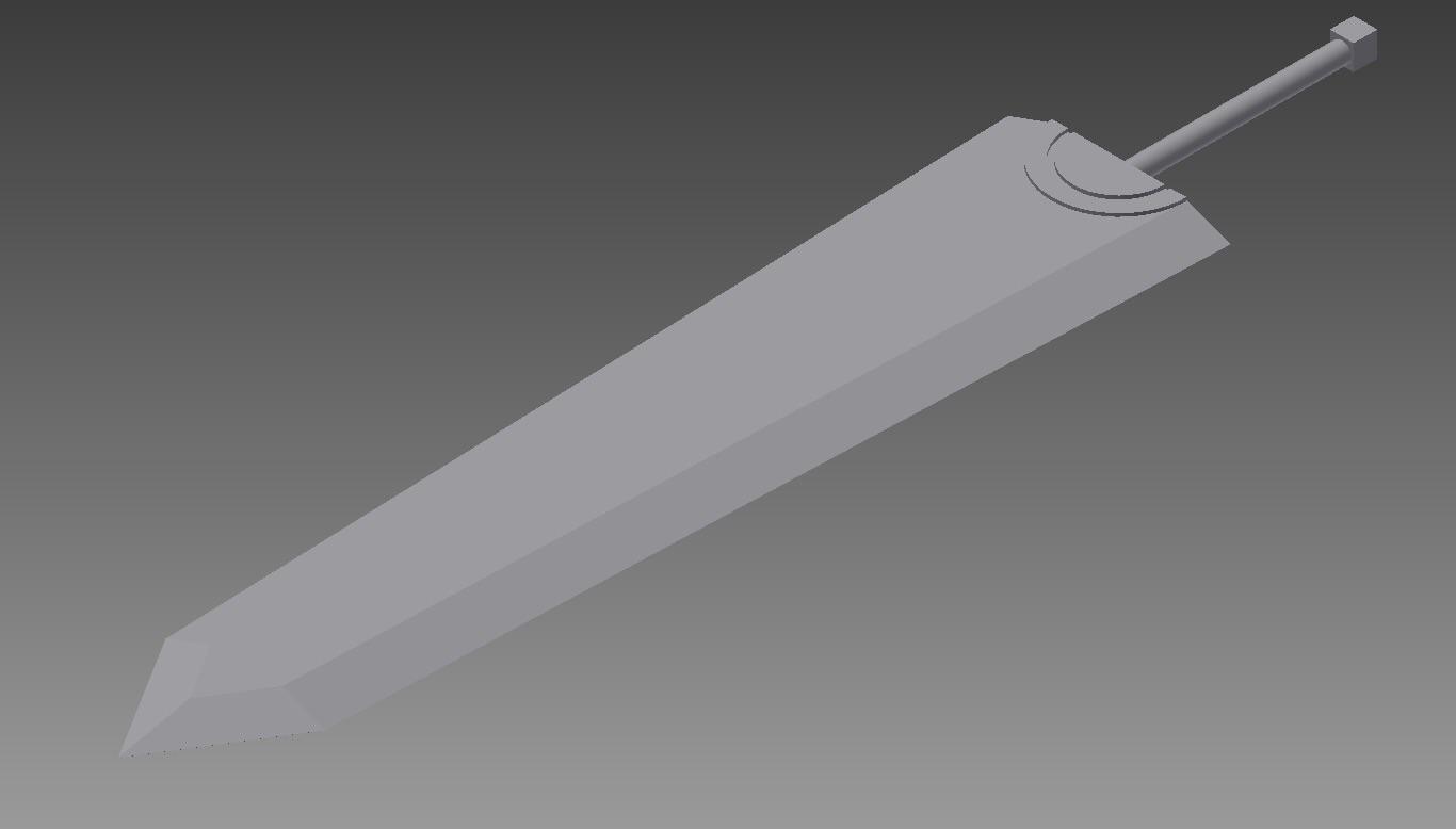 Rough 3D CAD model I made of the Dragonslayer. | Scrolller