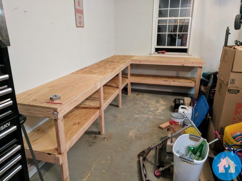 Roughly 12' x 8' workbench build | Scrolller