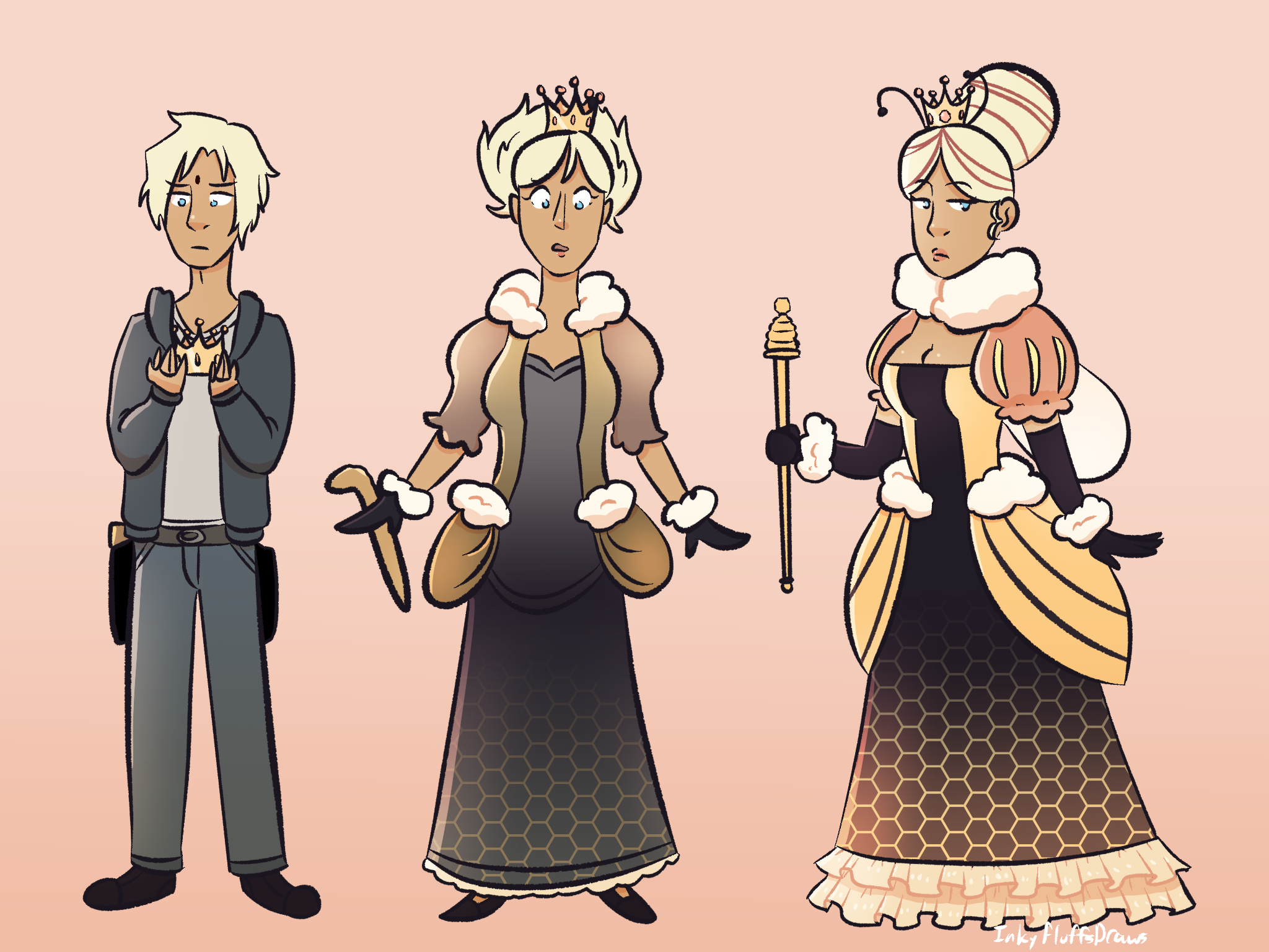 Royal Crown [Queen Bee MTF/TGTF] by inkyfluffdraws | Scrolller