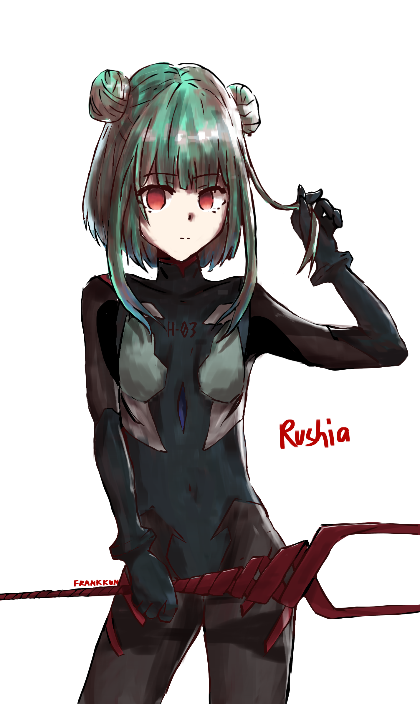 Rushia in eva suit....... | Scrolller