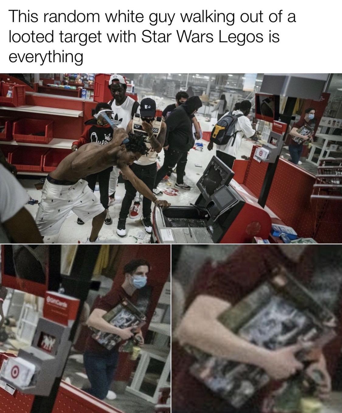 Ryan during the looting: | Scrolller