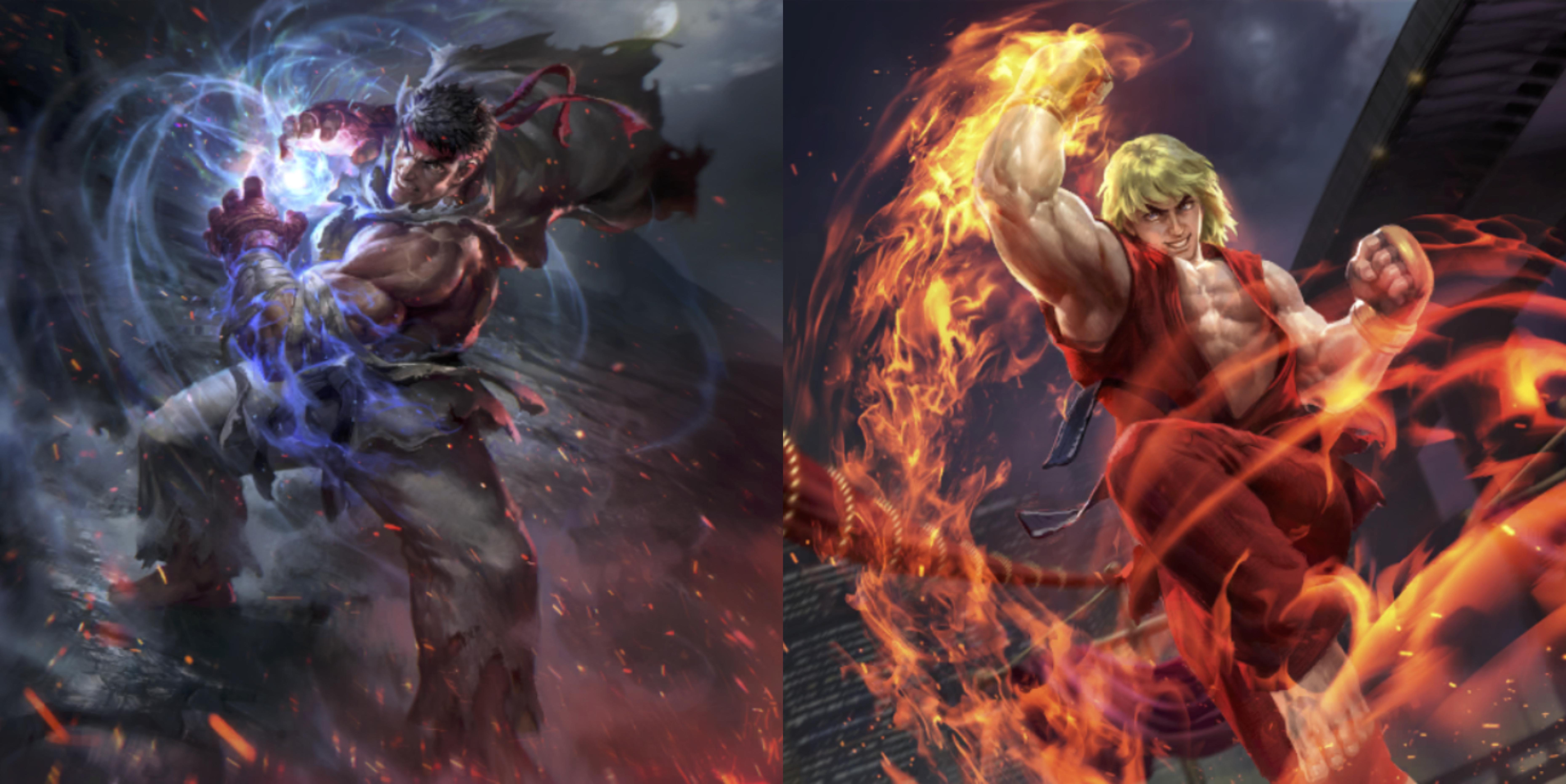 Ryu and Ken | Scrolller