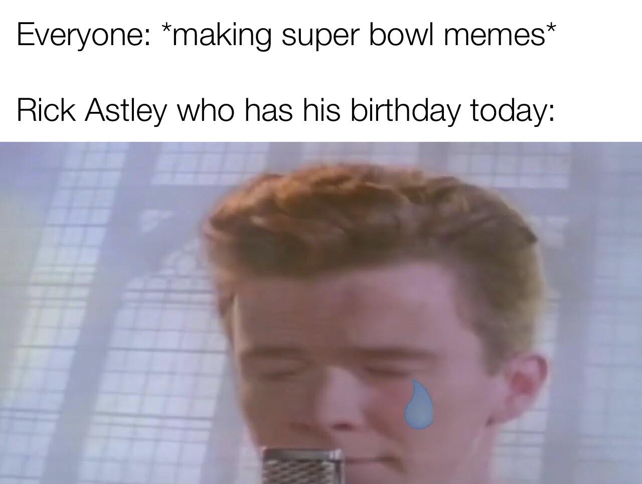 *sad rick astley sounds* | Scrolller