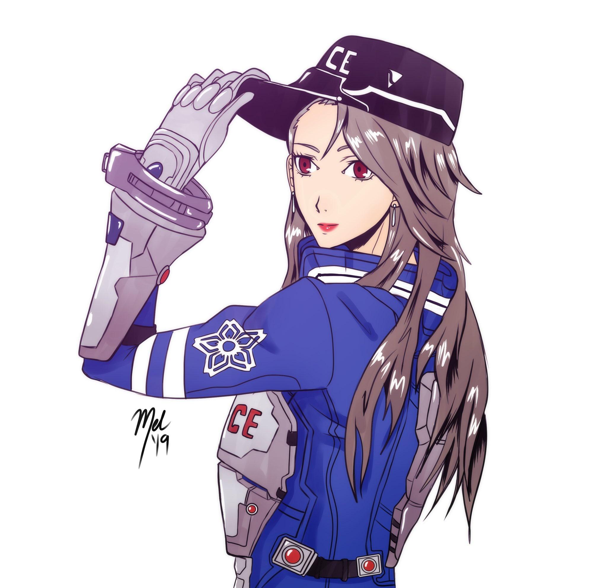 Sae cosplaying Alicia Lopez (from Astral Chain) | Scrolller