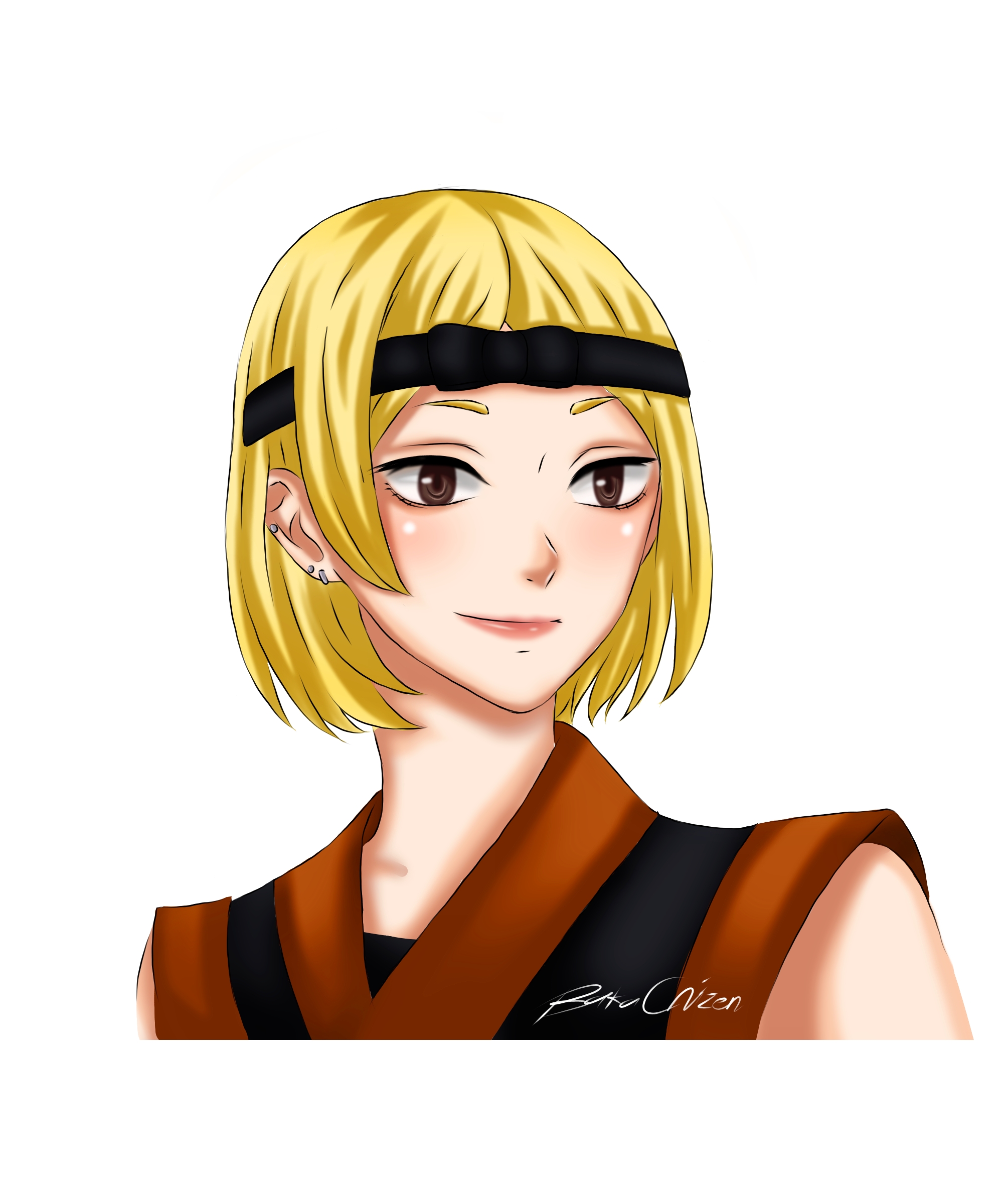 Saeko - neesan fanart that I draw. | Scrolller