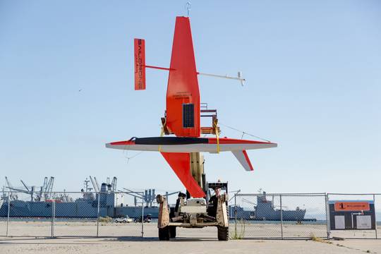 Saildrone - an autonomous surface vessel outfitted with an array of ...
