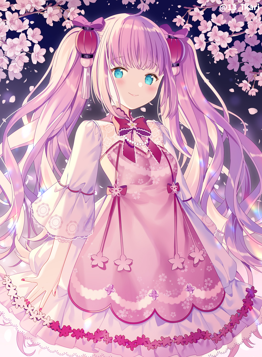 Sakura Miku at night | Scrolller