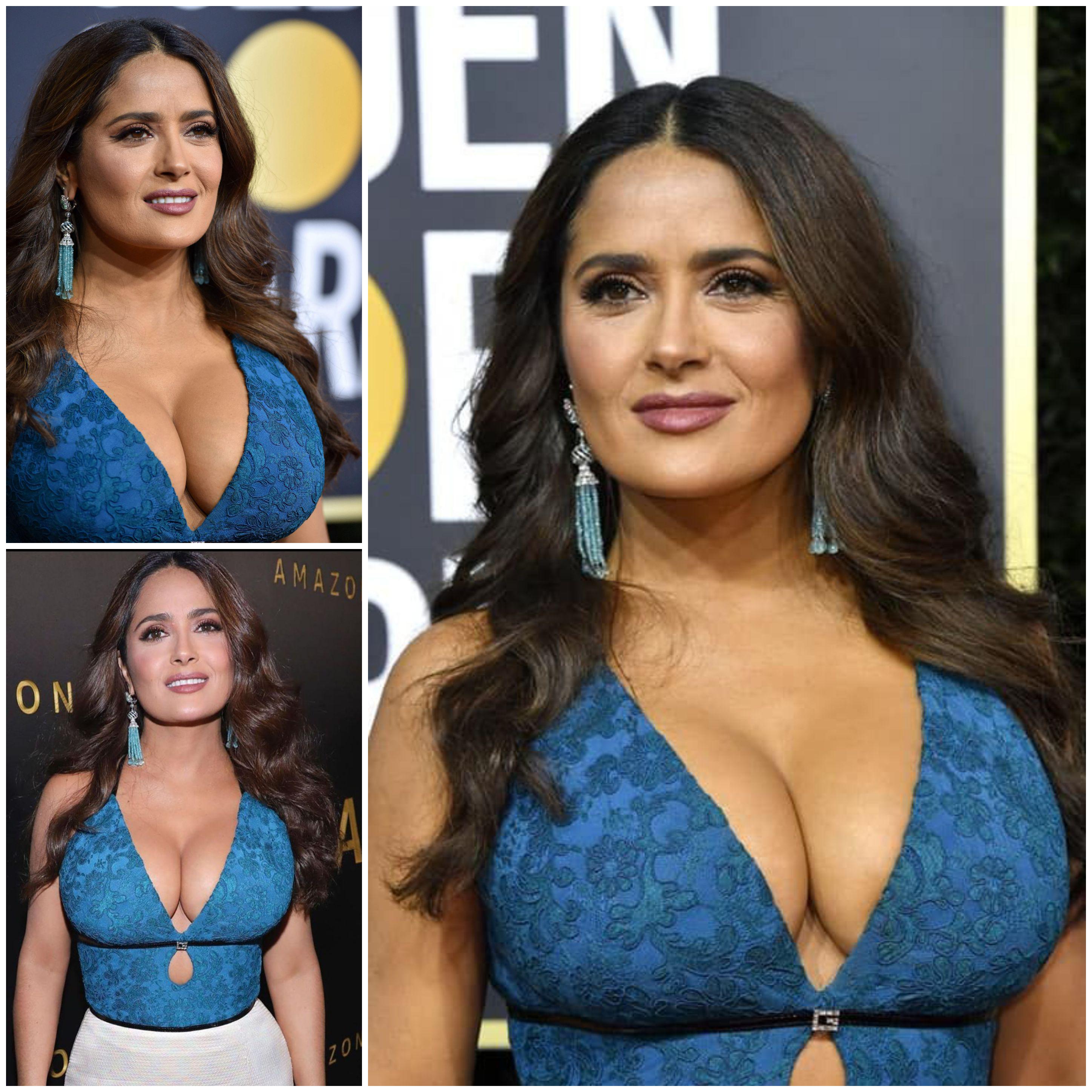 Salma Hayek's boobs are so damn huge | Scrolller