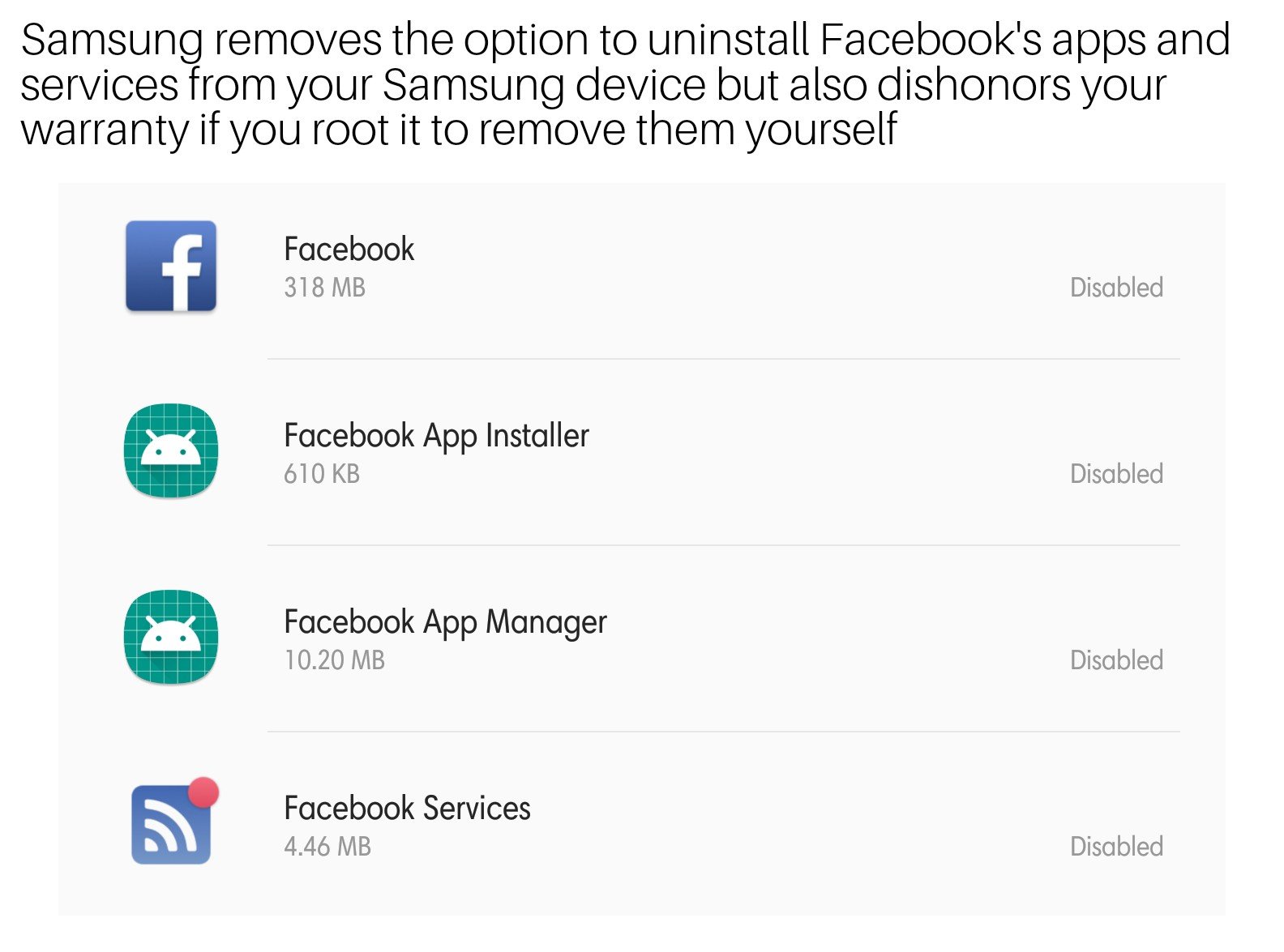 Samsung overdid it on the bloatware... | Scrolller