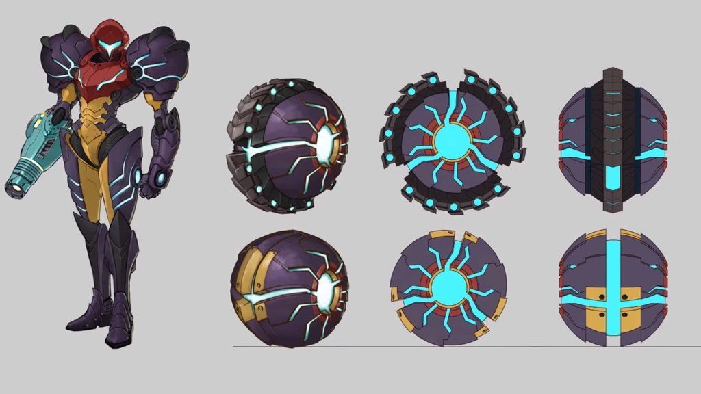 Samus Returns Gravity Suit Official Art (from the Nintendo Minute showcase) | Scrolller