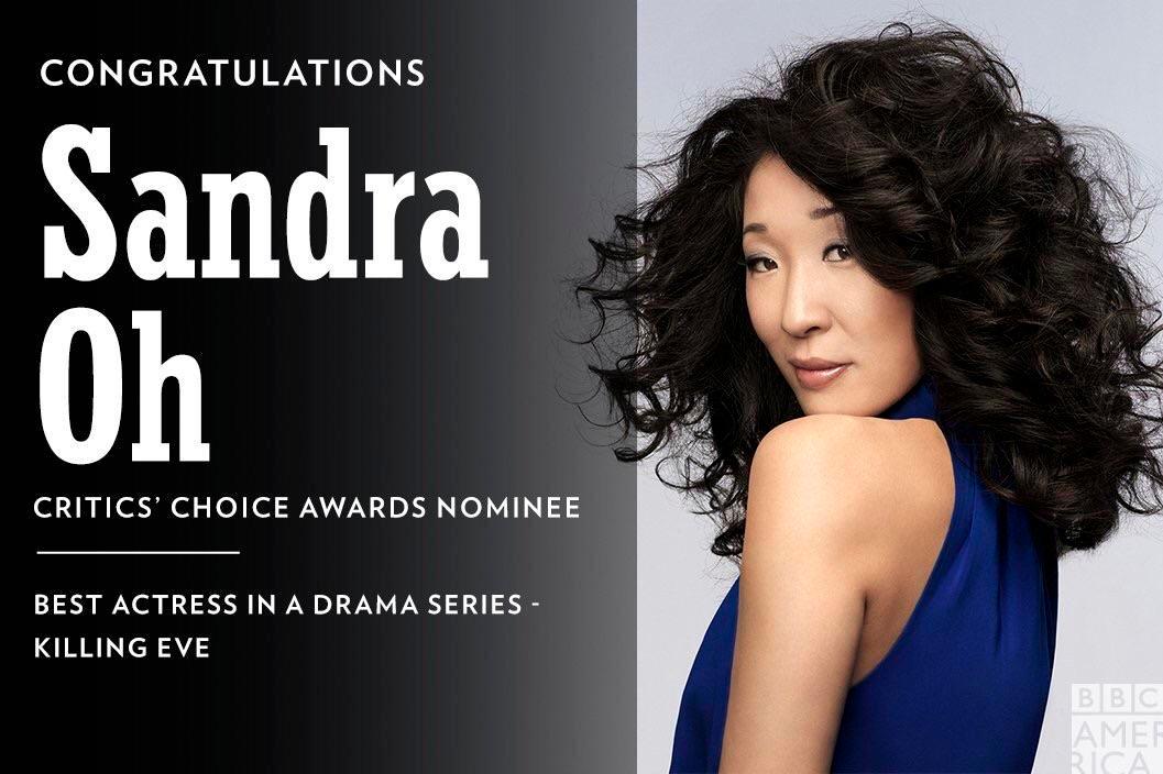 Sandra Oh, CCA Nominee! | Scrolller