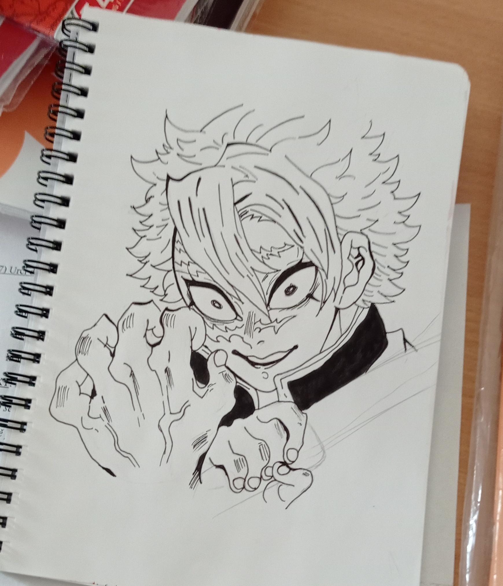 Sanemi ( Drawed by my friend ) | Scrolller