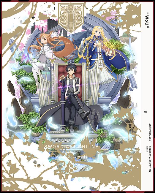 SAO: Alicization - War of Underworld BD/DVD Volume 8 Cover | Scrolller