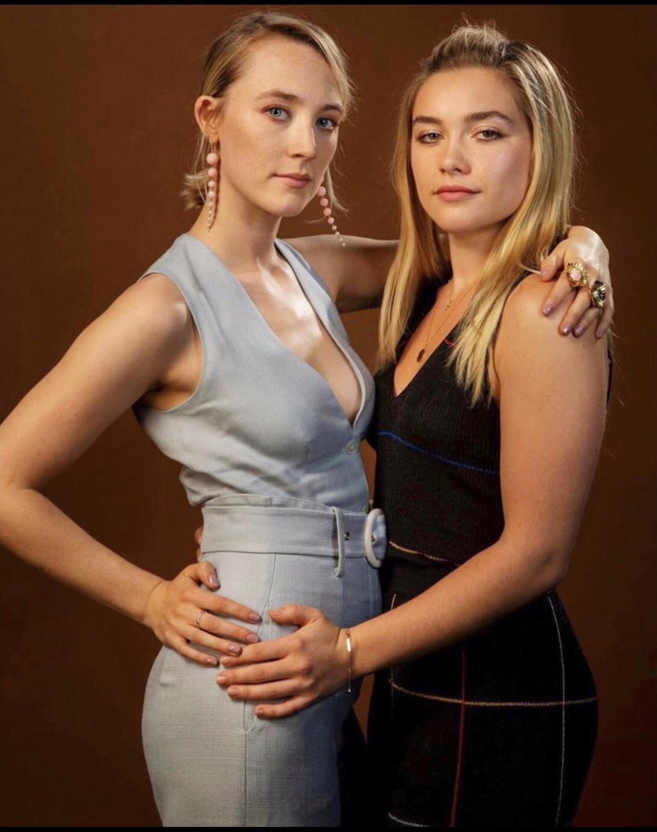 Saoirse Ronan and Florence Pugh showing off their bums | Scrolller