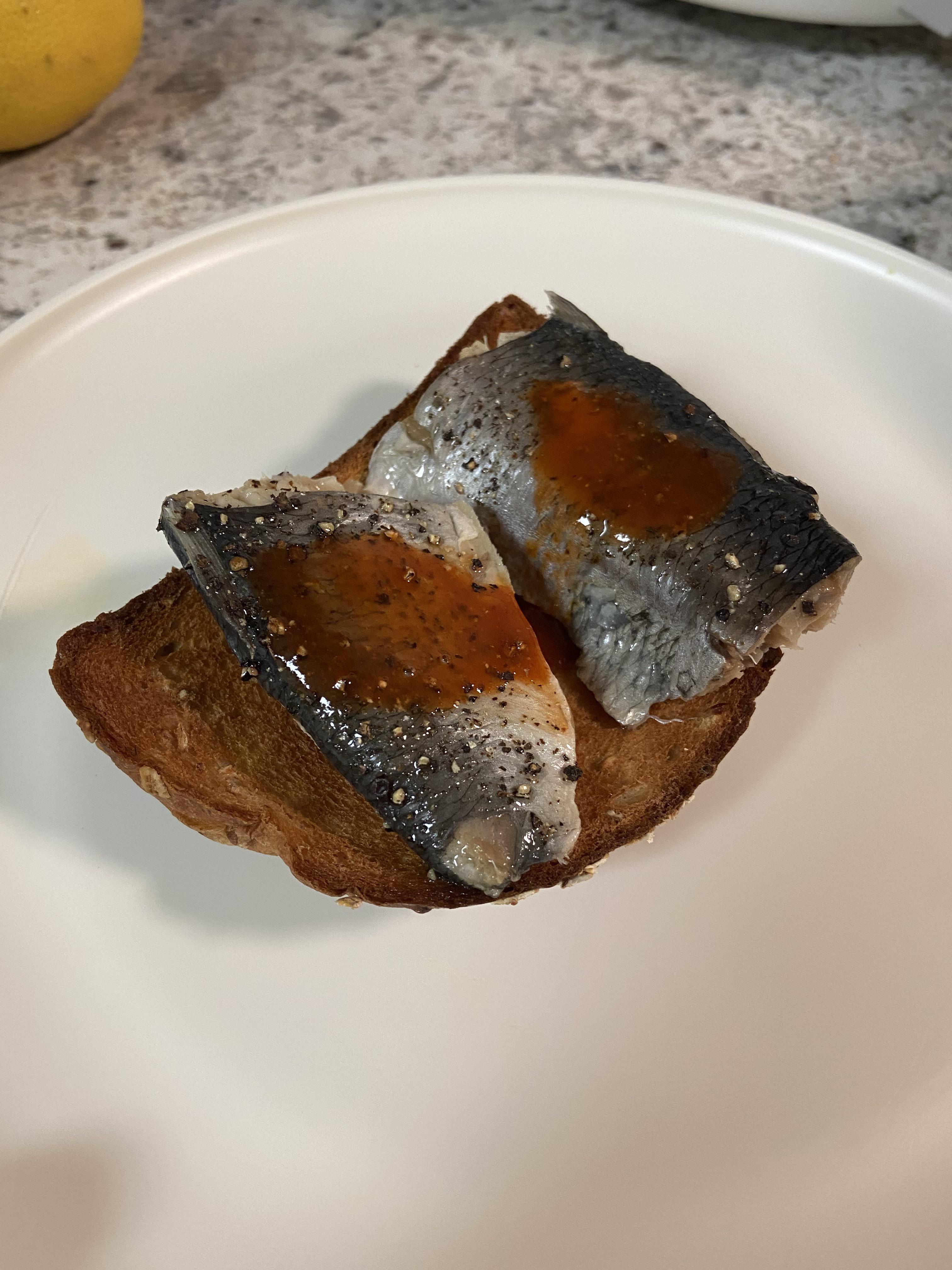 Sardines on toast | Scrolller