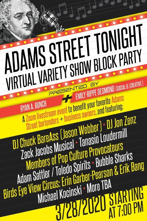 Saturday Night: Adams Street Virtual Block Party | Scrolller