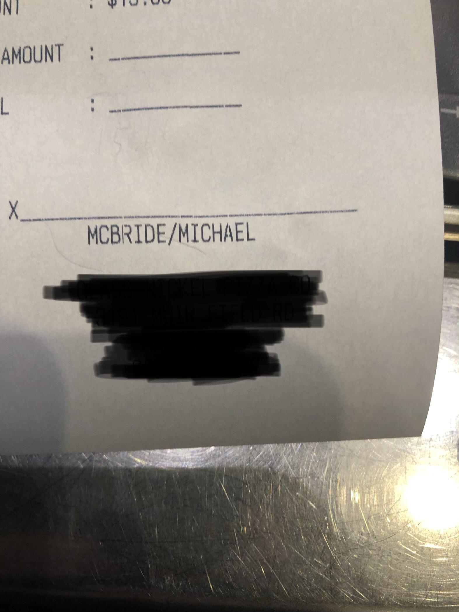 Saw this come through on a receipt at work | Scrolller
