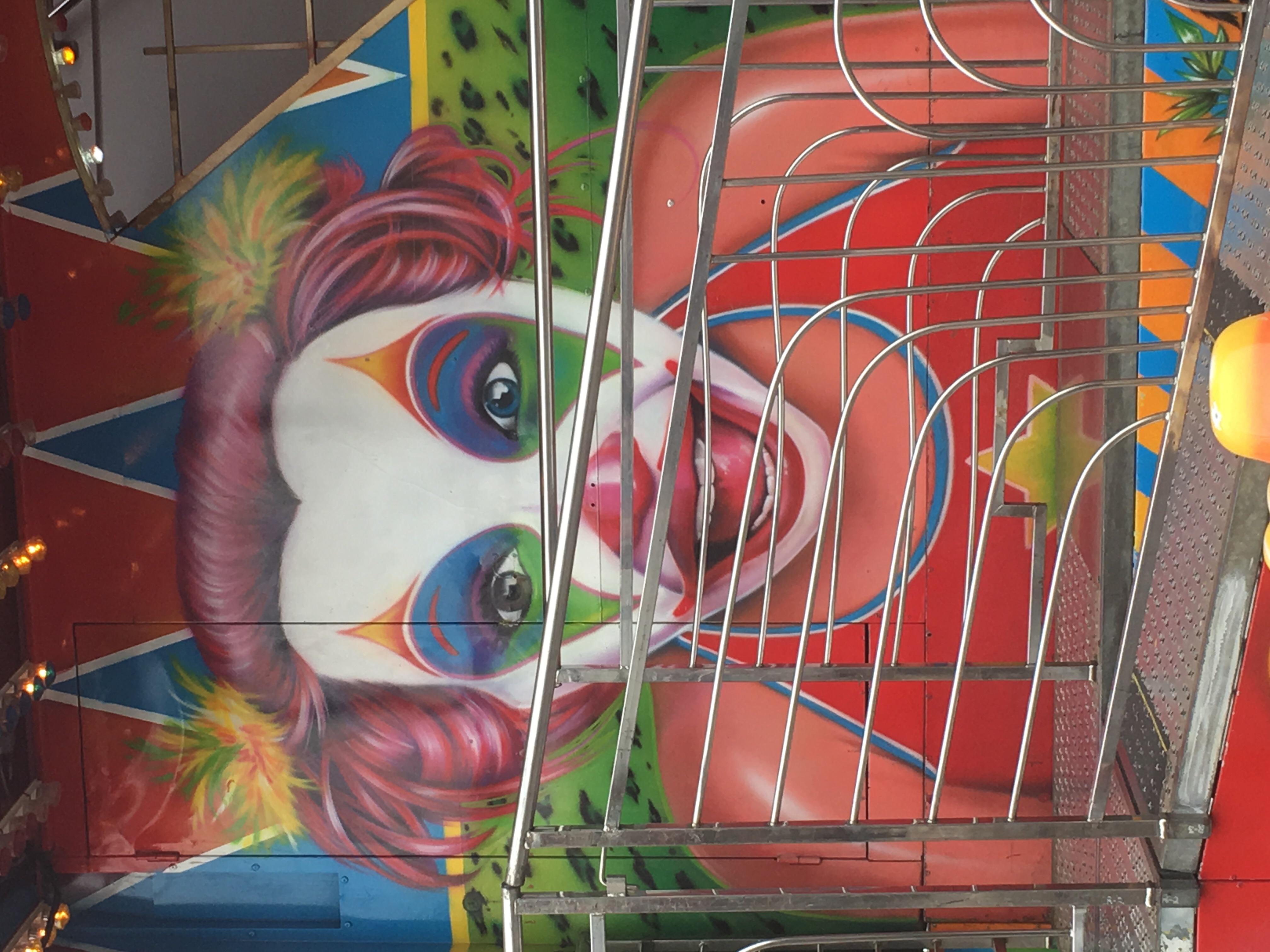 Saw this mural on a carnival ride today | Scrolller