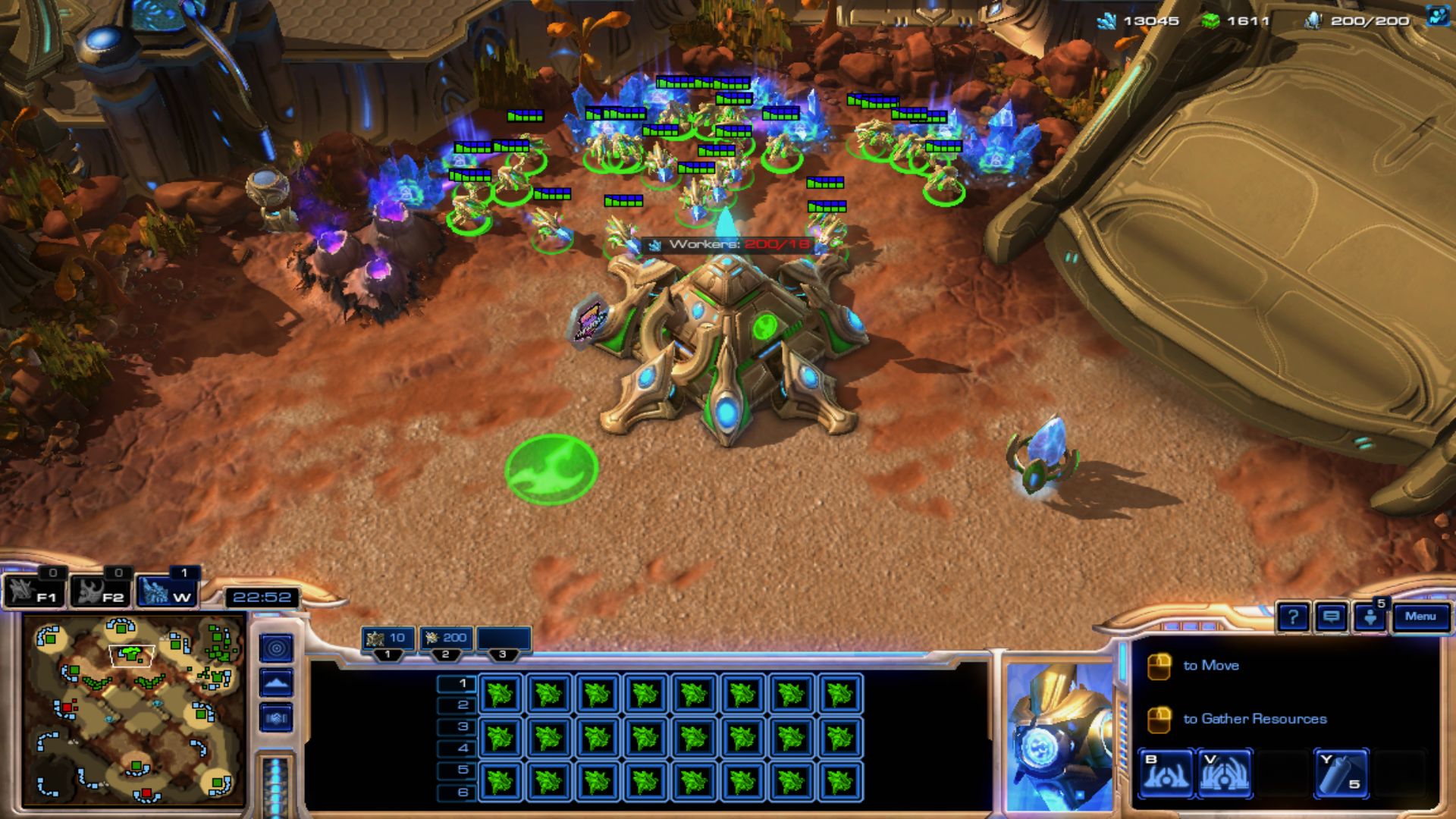 Scary Fully Maxed Protoss Army | Scrolller