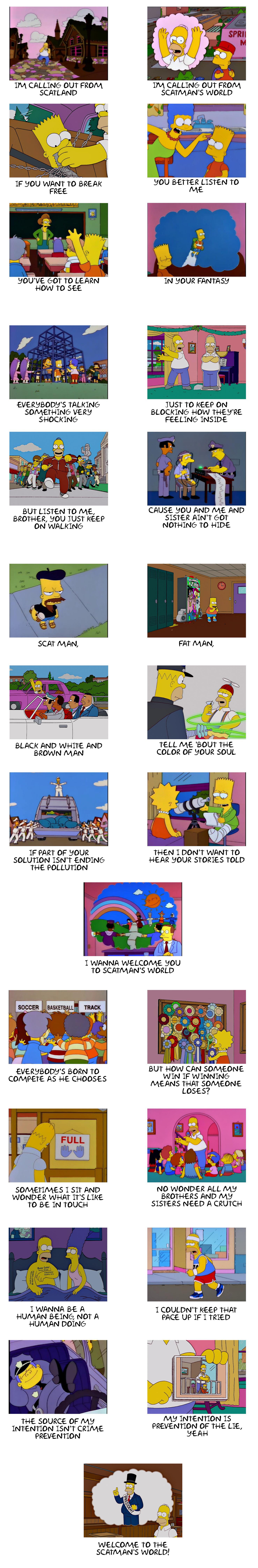 Scatman’s World portrayed by Simpsons | Scrolller