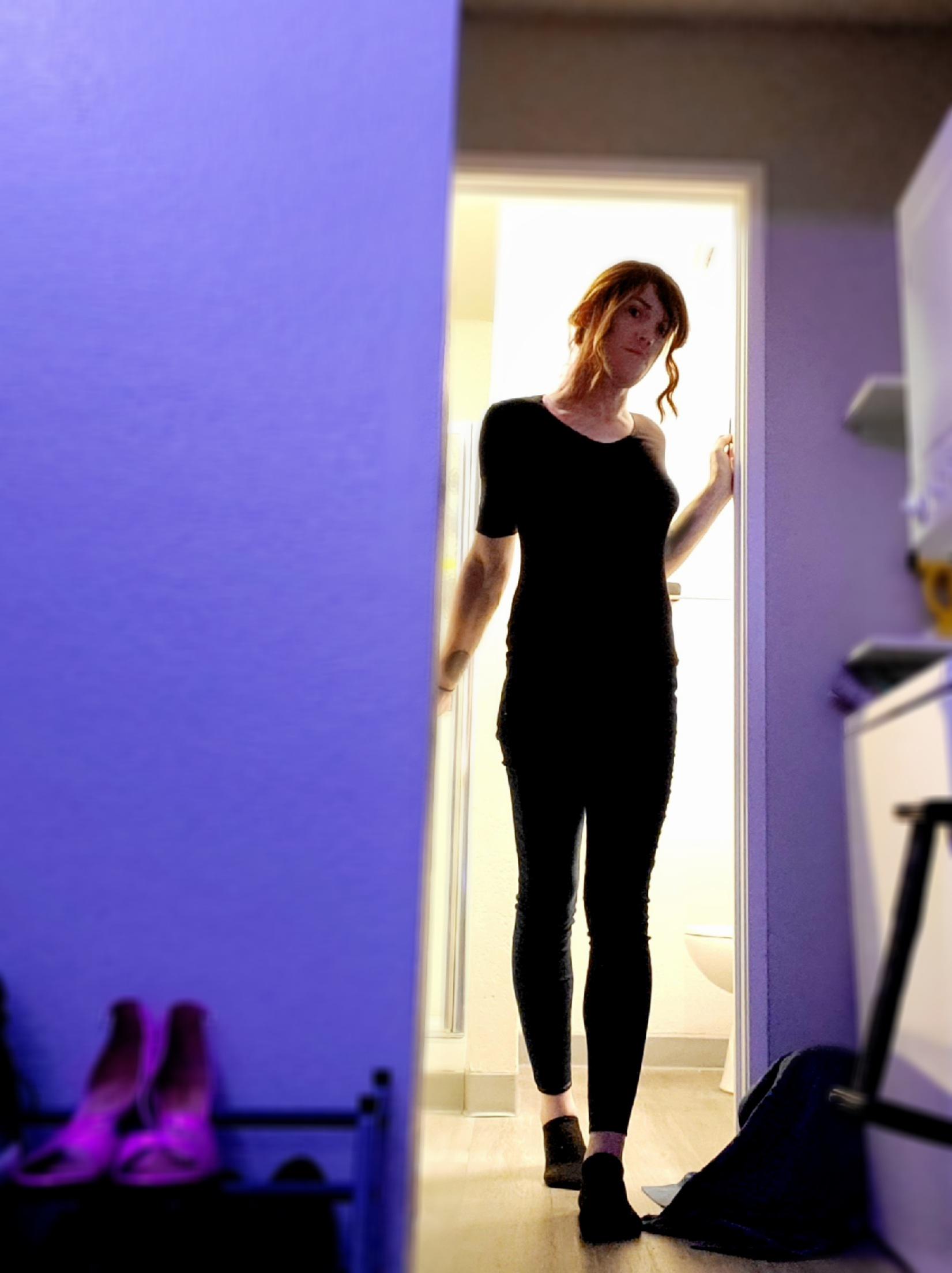 SCENE: I'm your wife, I have to get up early and get ready for work.... Are you gonna make me be ...