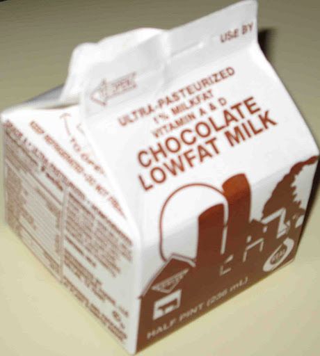 School cafeteria chocolate milk cartons | Scrolller