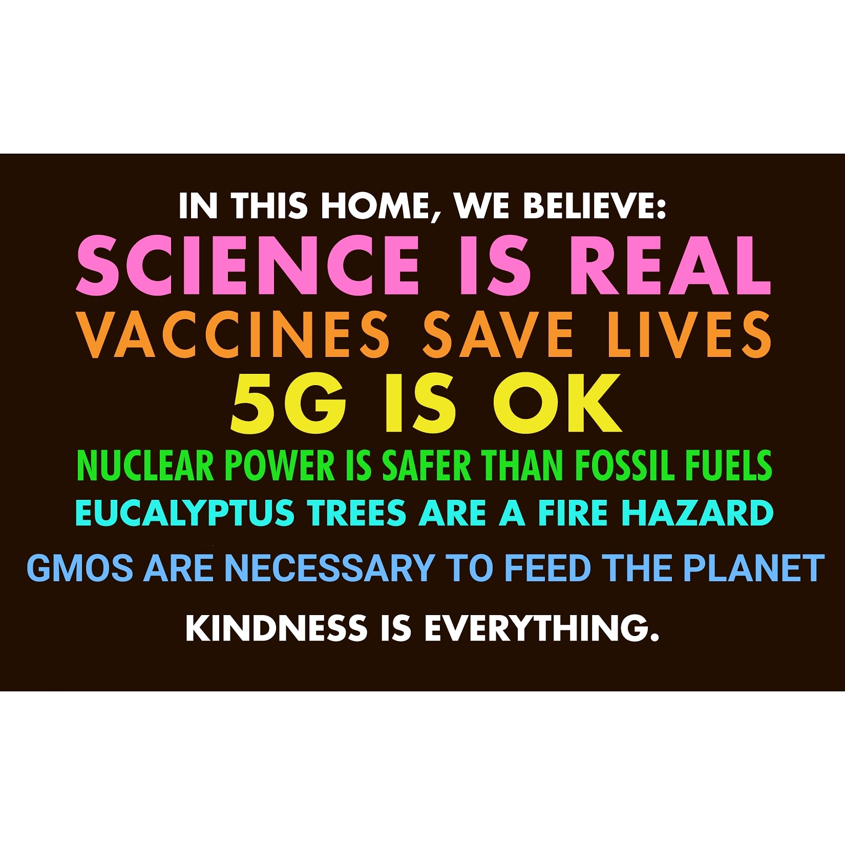 Science is Real poster, Bay Area edition | Scrolller