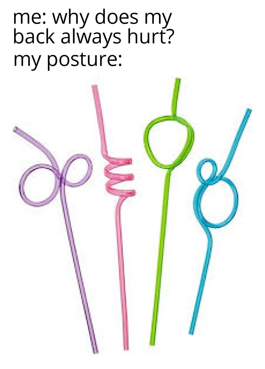 Scoliosis is just crazy straw back syndrome | Scrolller