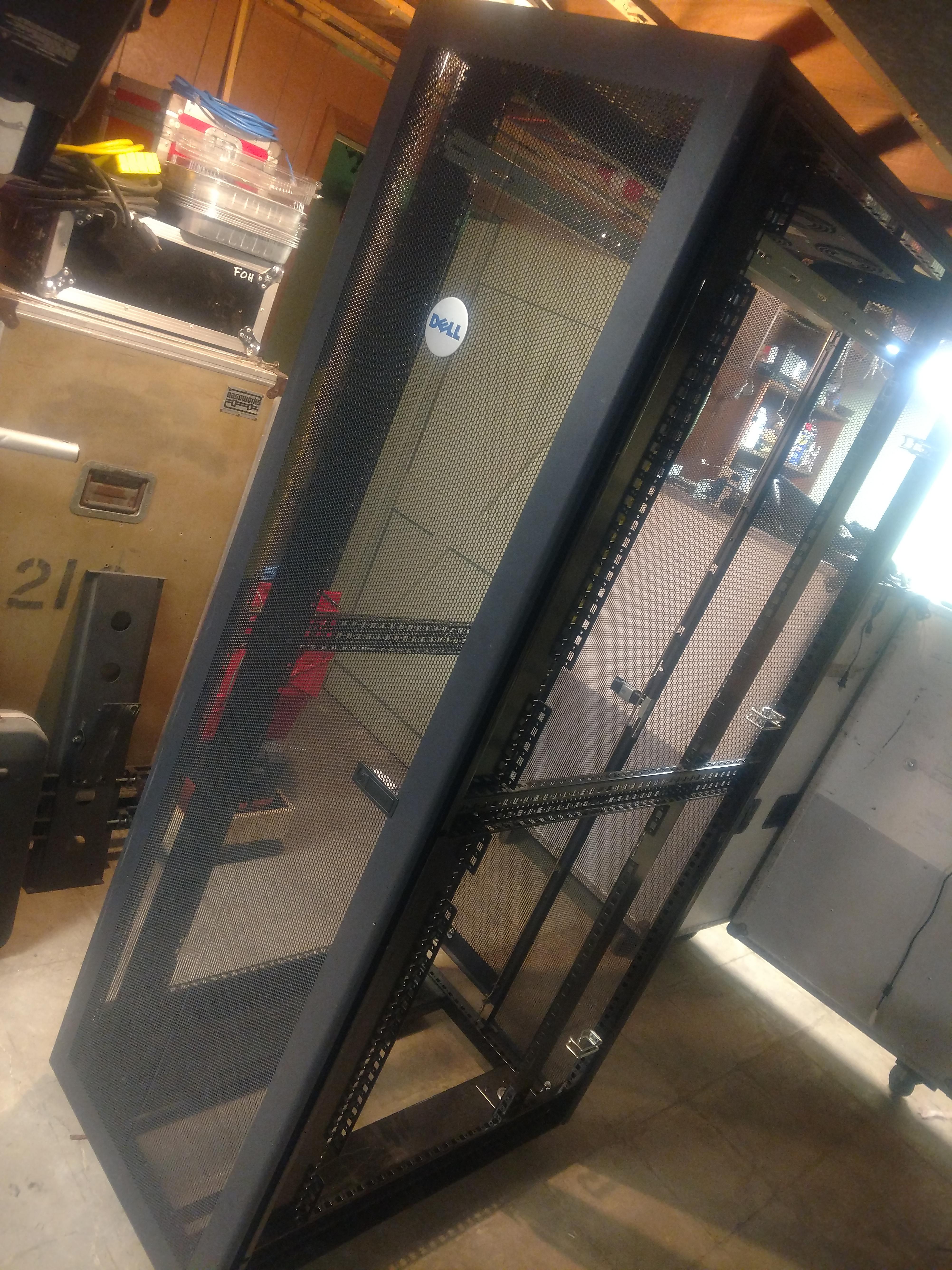 Scored a server rack...for free. | Scrolller