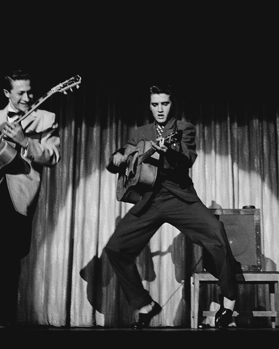 Scotty Moore, Elvis Presley, 1956 | Scrolller
