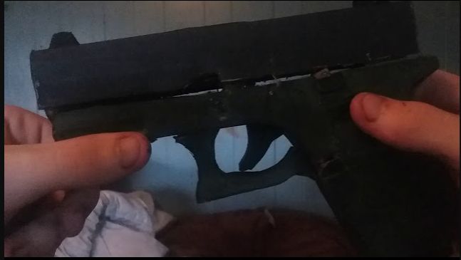 Screenshot(it was destroyed) of a video of my older Glock 19 | Scrolller
