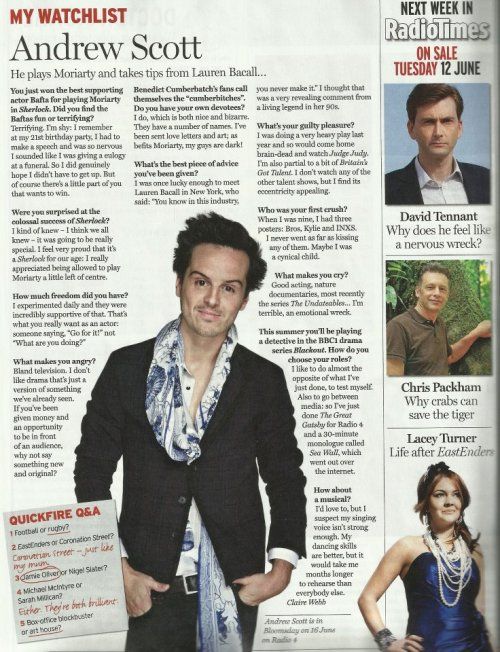 Screenshot of a magazine interview page | Scrolller