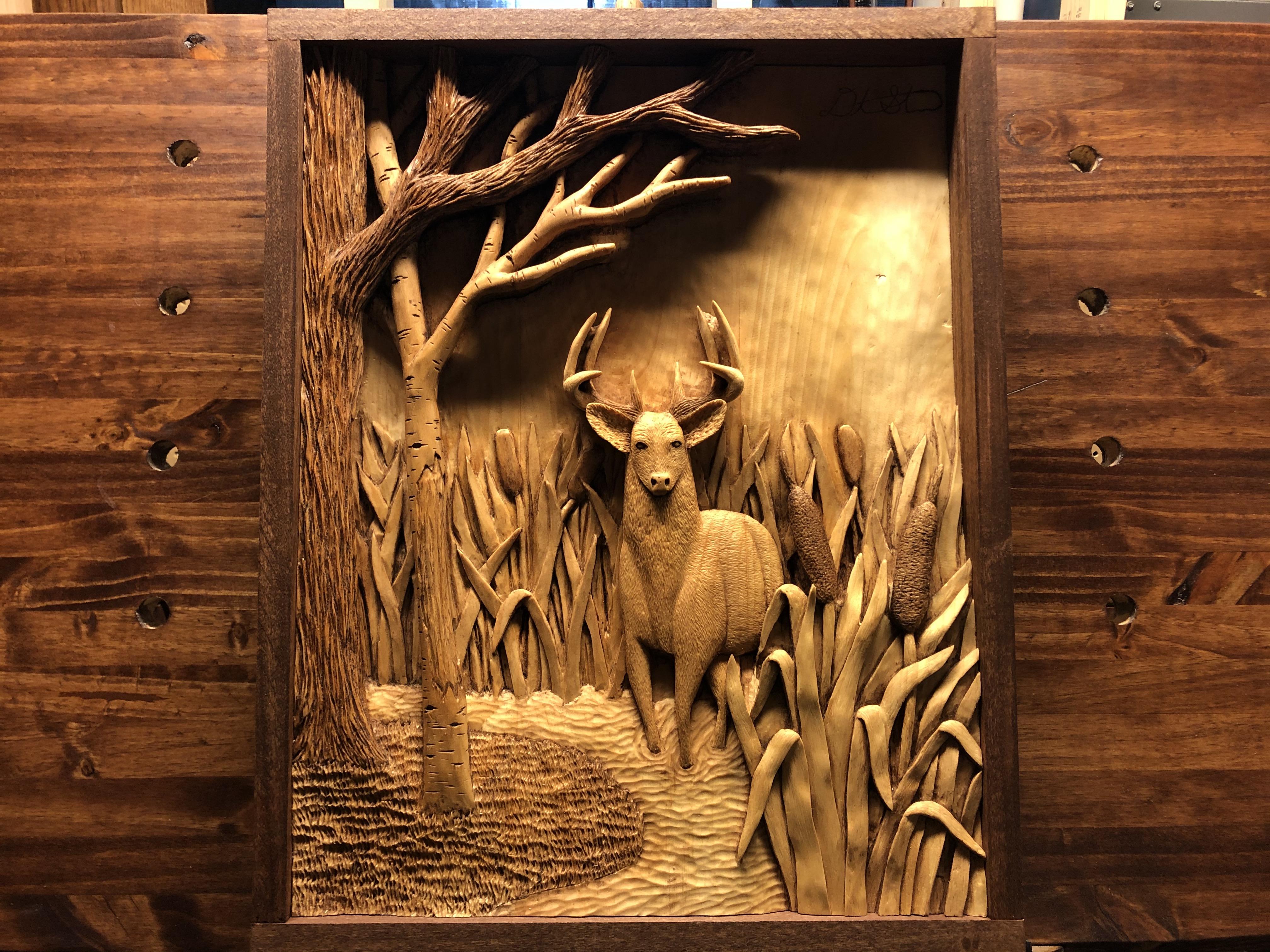 "SECLUDED SURVIVOR" carving all finished up! | Scrolller