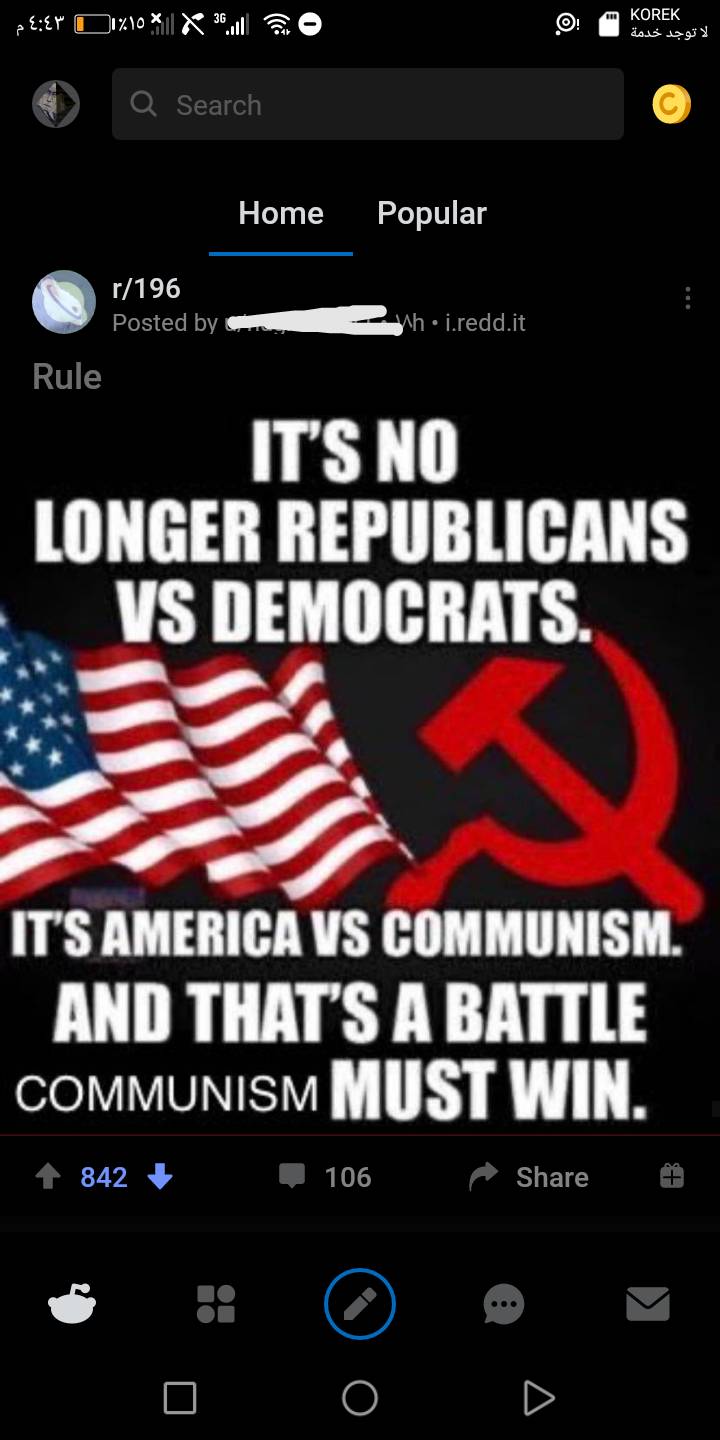 Second communist supporting post today this is either satire or r/196 is slowly turning into a ...