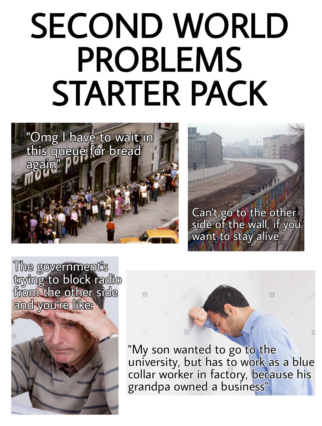 Second world problems Starter Pack | Scrolller
