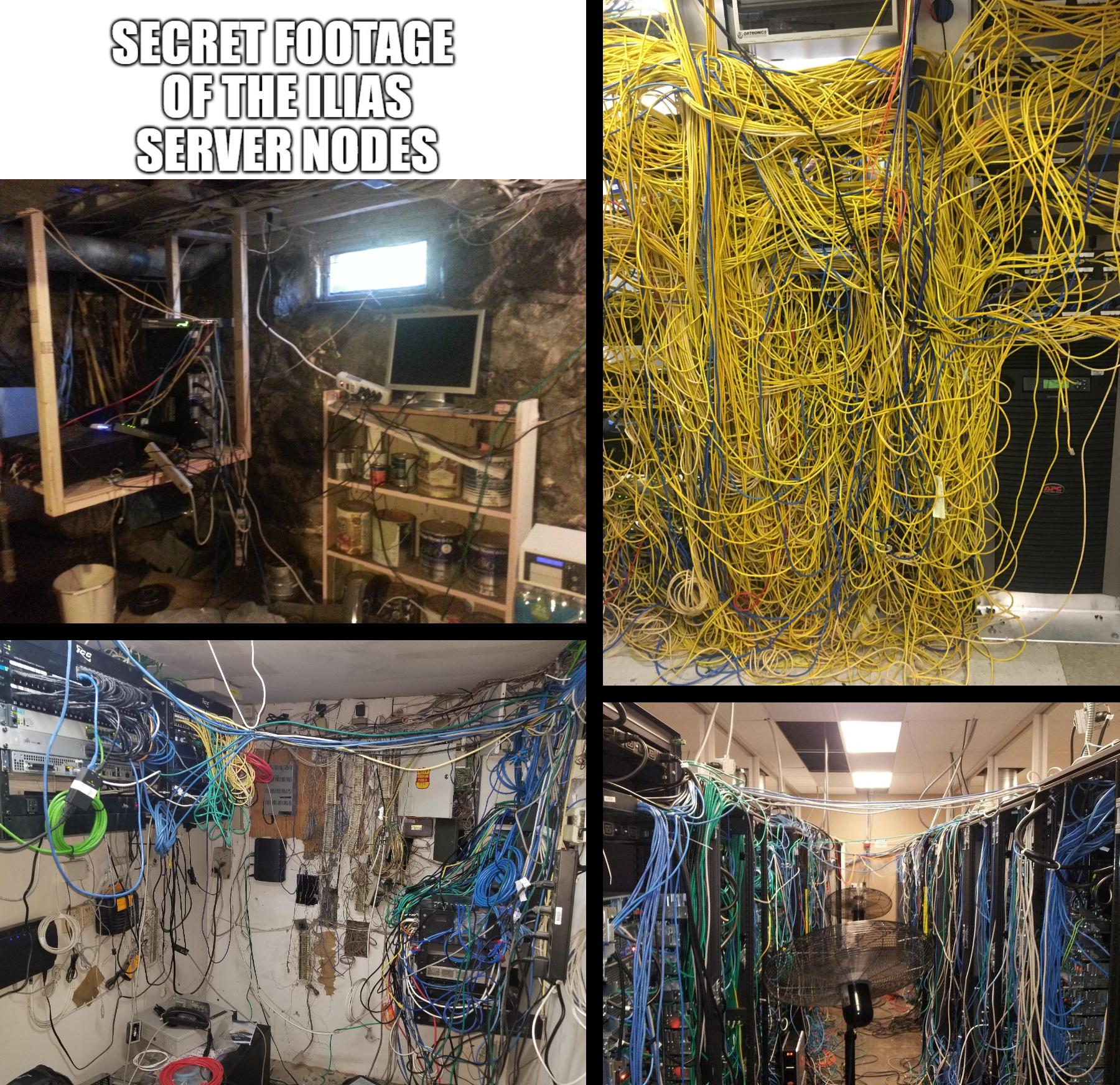 Secret footage of the ILIAS server nodes | Scrolller