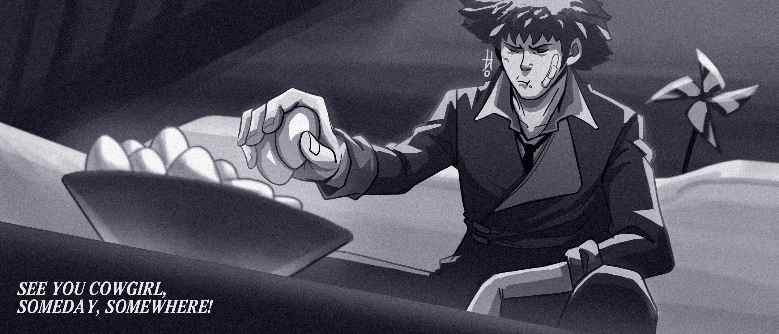 "See you cowgirl..." - My cowboy bebop fanart - ep 24 | Scrolller