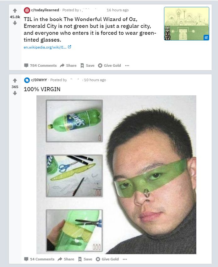 Seeing green. | Scrolller