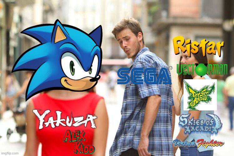 SEGA towards their IPs in a nutshell.... (meme) | Scrolller