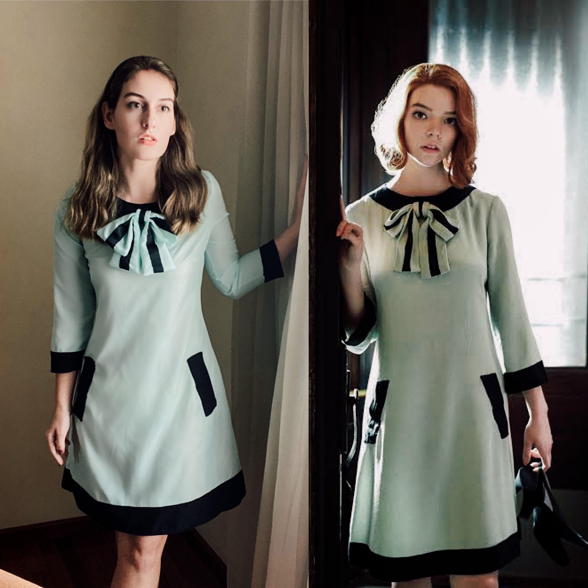 [self] Beth Harmon from The Queen’s Gambit. I made the dress | Scrolller