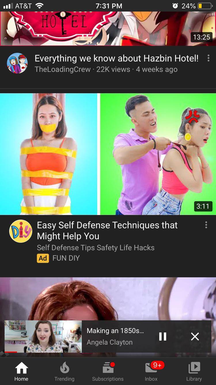 Self defense for the whole family. (But for real, what the heck YouTube) | Scrolller
