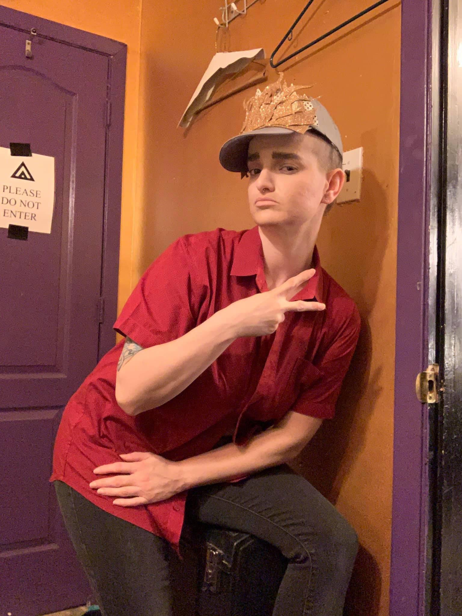 [self] fun cosplay of Joffrey Bieber (mix of Justin Beiber and Prince Joffrey) for a burlesque ...
