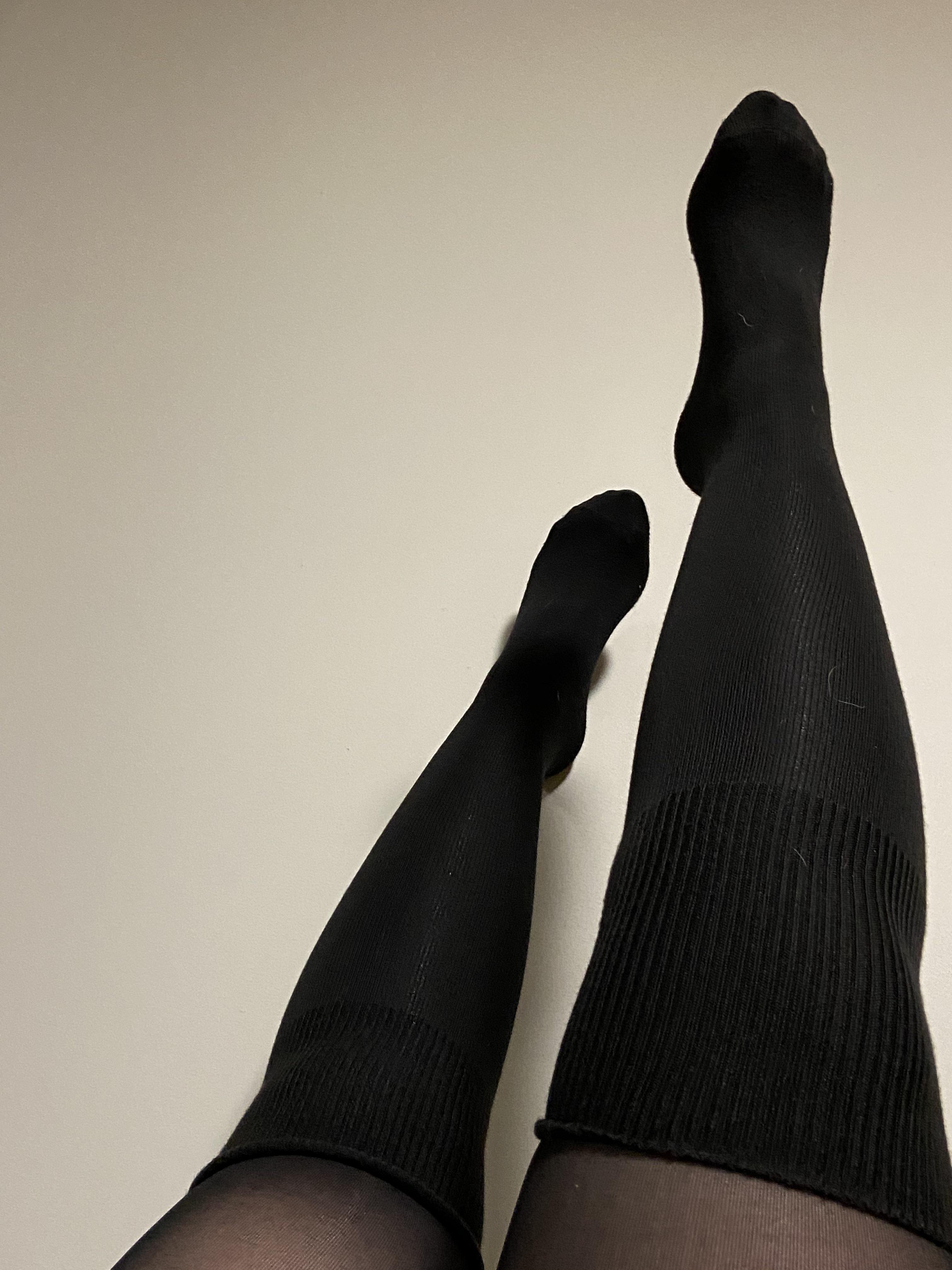[SELLING] well worn sultry thigh Highs. Work for 24 hours by the Goddess herself. $35 | Scrolller