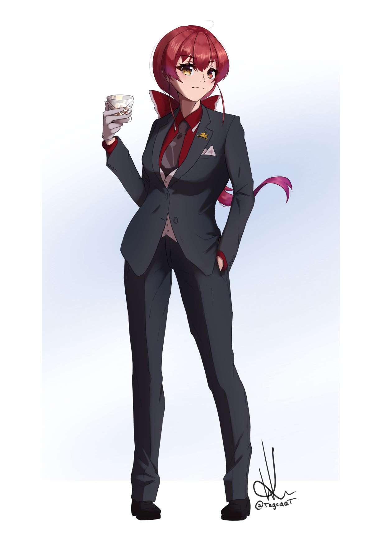 Senchou in a suit OwO | Scrolller